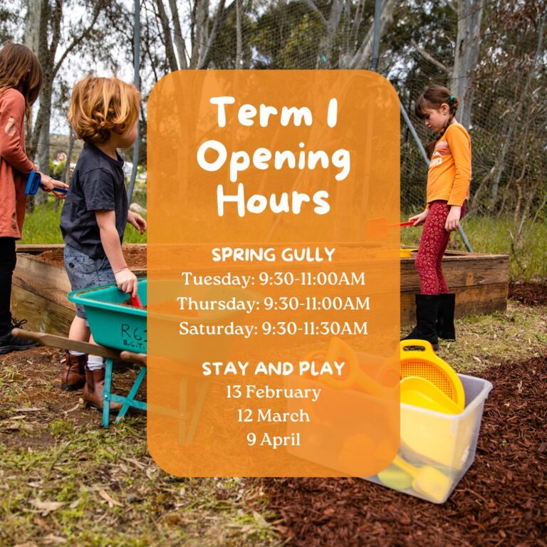 Term 1 Opening Hours – Bendigo Community Toy Library
